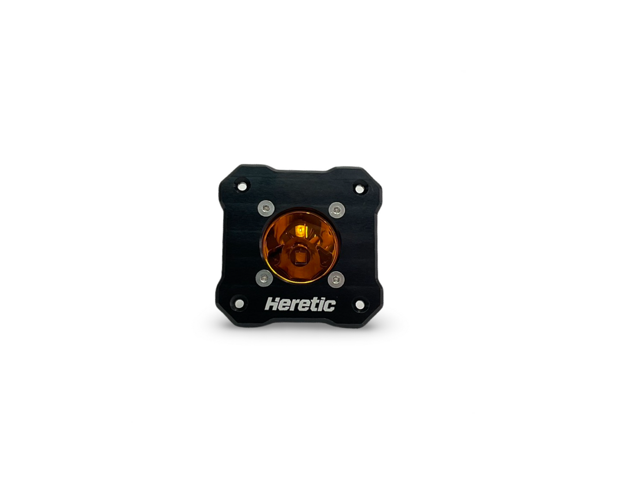 BA-1R Amber Flush Mount LED Pod Light Pair Pack– Heretic Studio