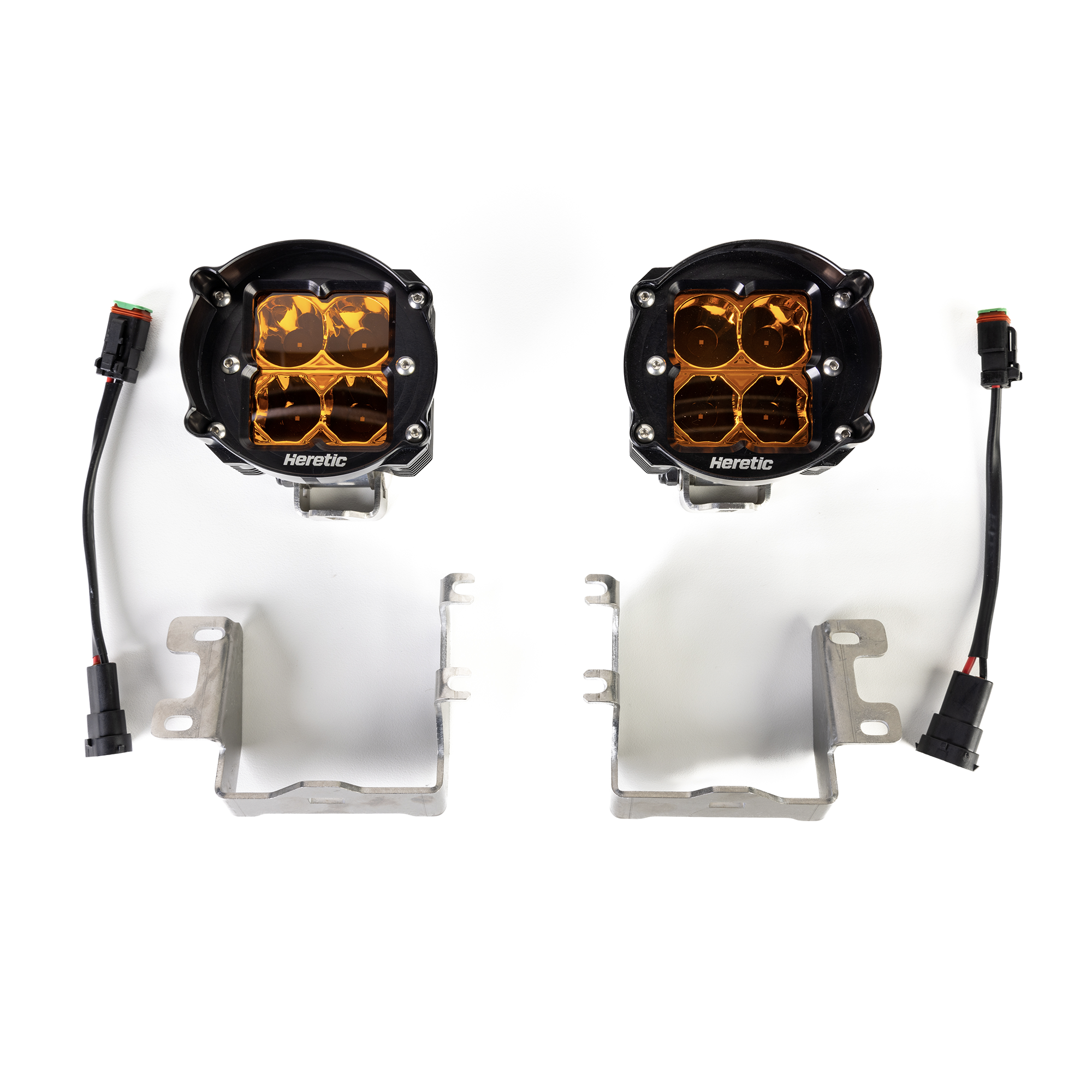 Toyota 4Runner Amber LED Fog Light Kit (2010+) | Heretic Studio