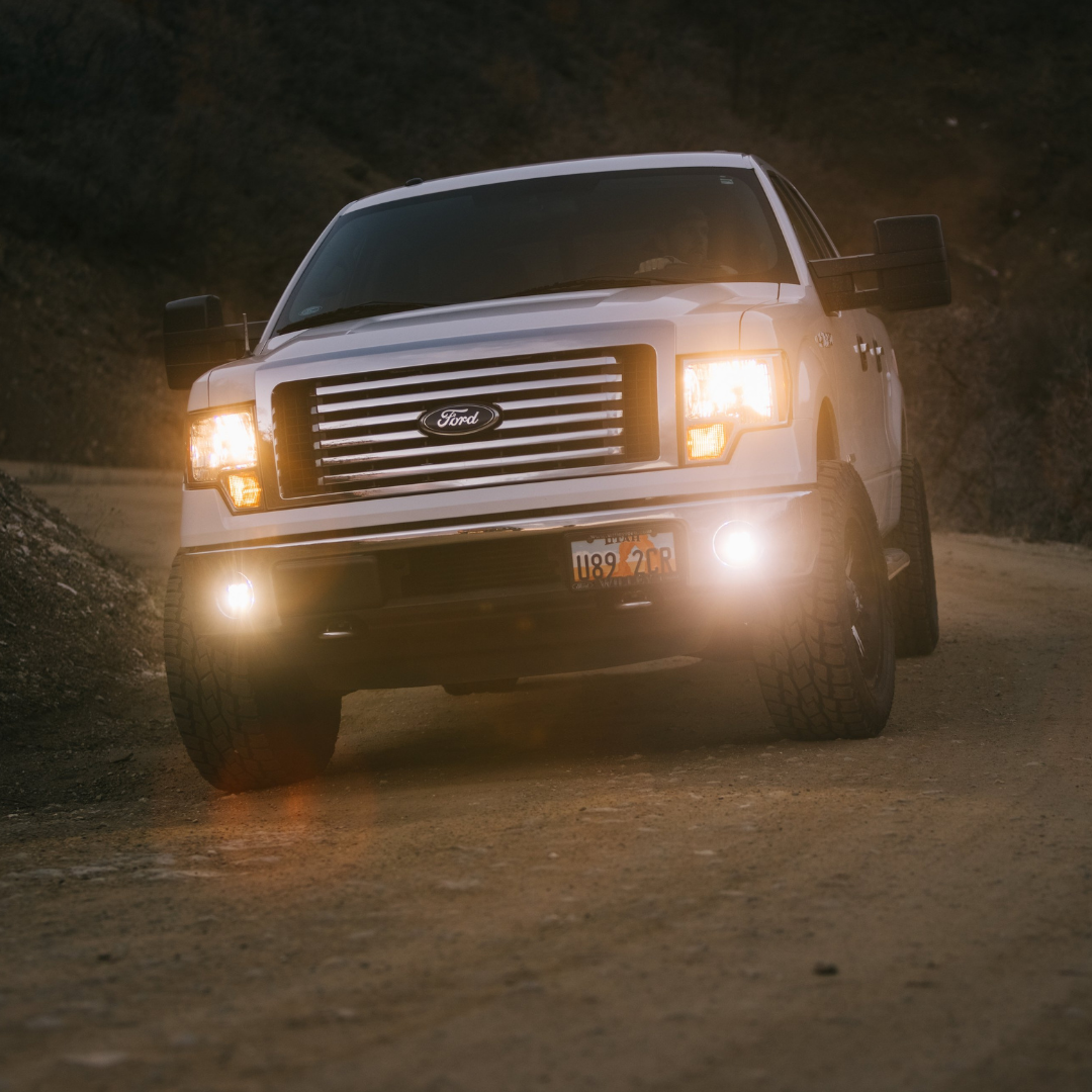 Ford F250 LED Fog Light Kit (2006-2014) - Clear Lens | Heretic Studio