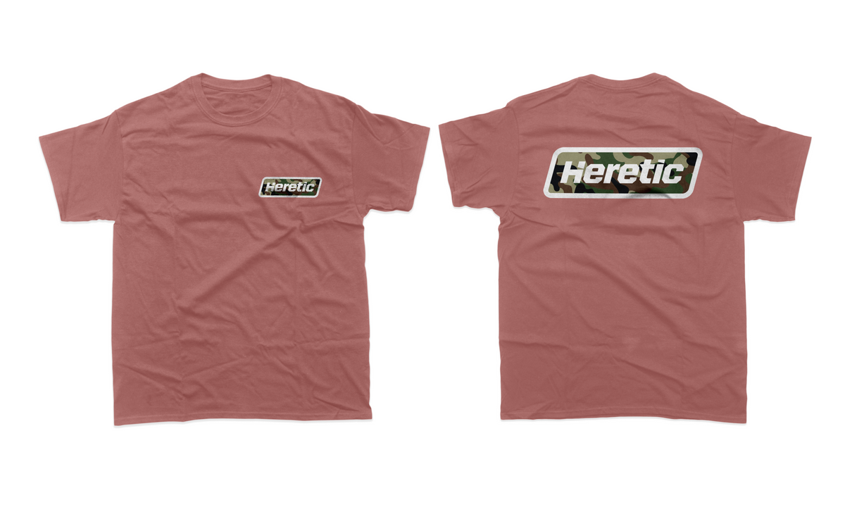Heretic Camo Logo Crew Shirt - Womens– Heretic Studio